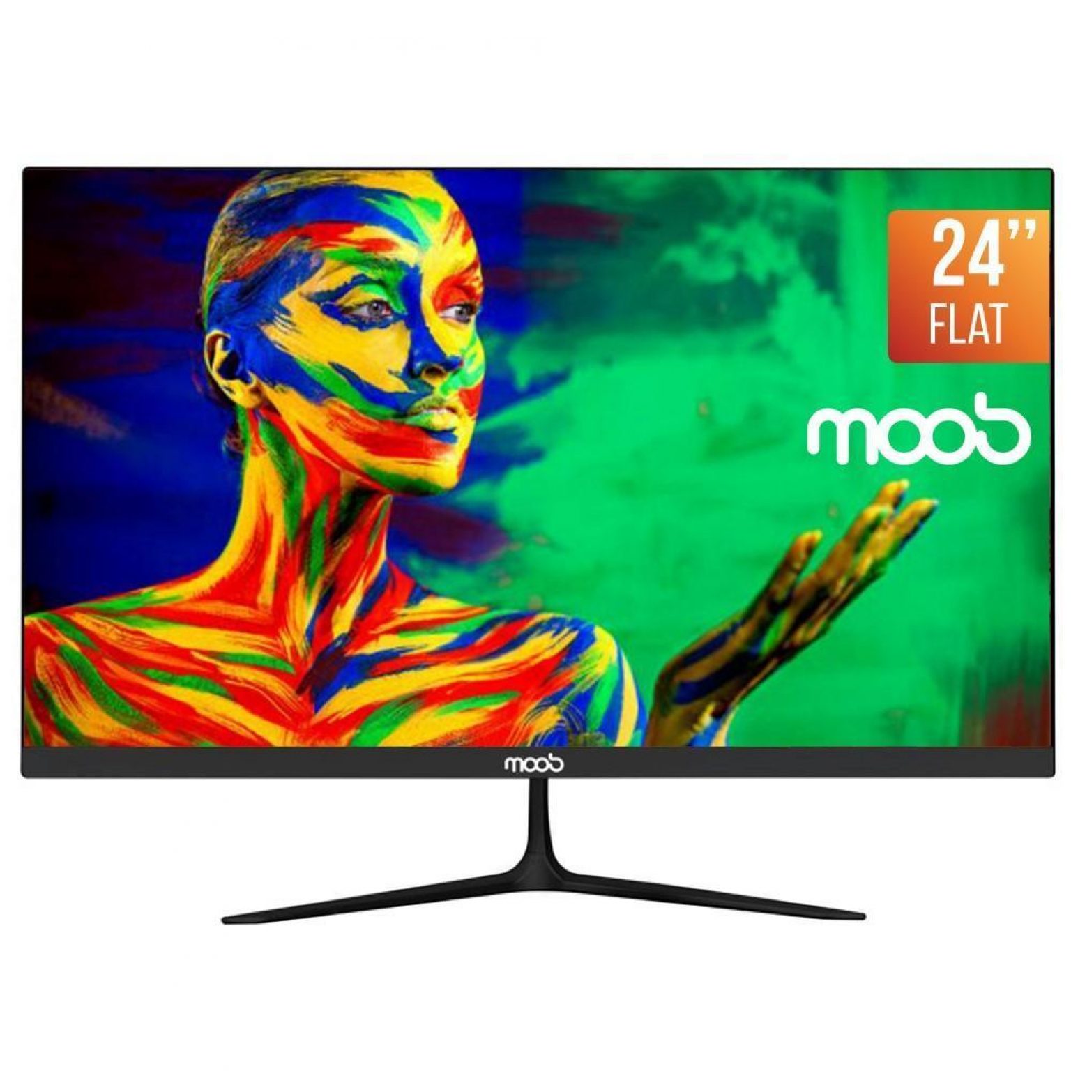 Monitor LED Moob 24 Polegadas, Full HD, 75Hz, 2ms, HDMI, VGA, SPK ...