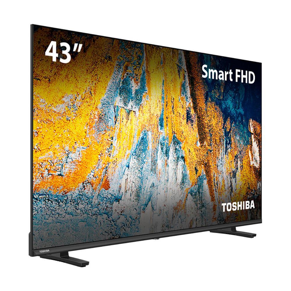 Smart TV 43" Full HD LED TB017M Toshiba 43V35L com WiFi, Dolby Audio e Espelhamento de Tela ...