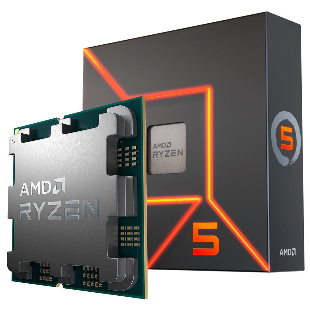 Processador AMD Ryzen 5 7600, 5.2GHz Max Turbo, Cache 38MB, AM5, 6 ... Processador AMD Ryzen 5 7600, 5.2GHz Max Turbo, Cache 38MB, AM5, 6 ...