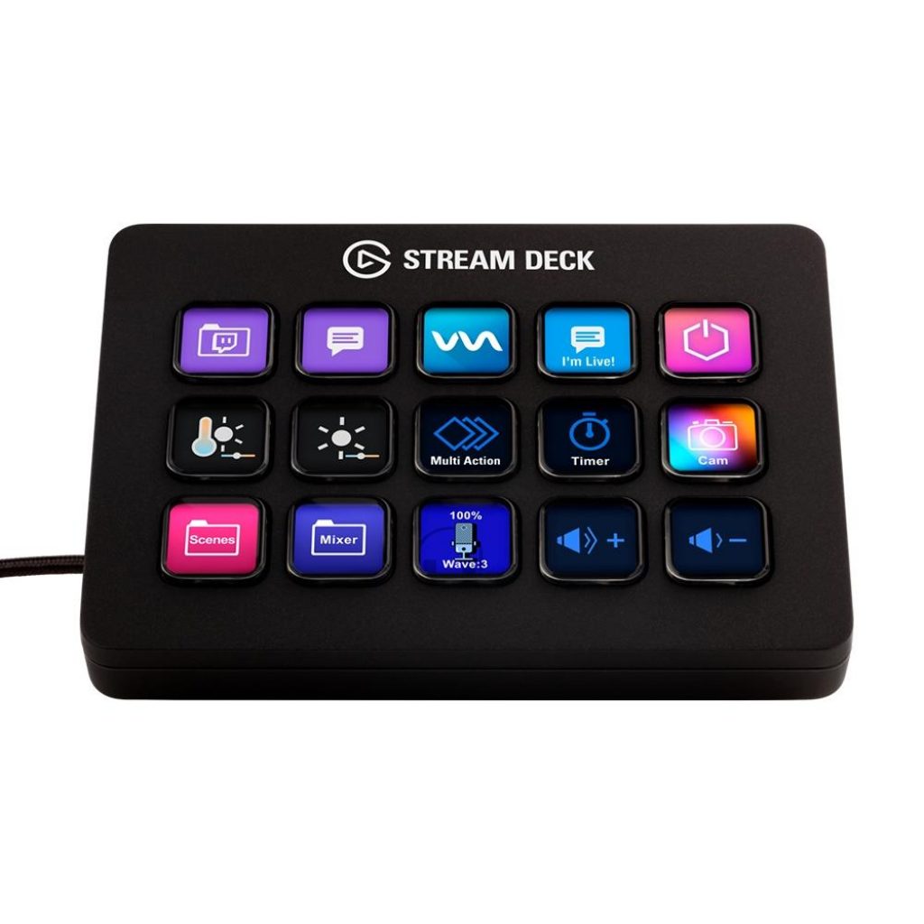Stream Deck Elgato MK.2, USB-C Removível, 15 teclas LCD, Preto ...