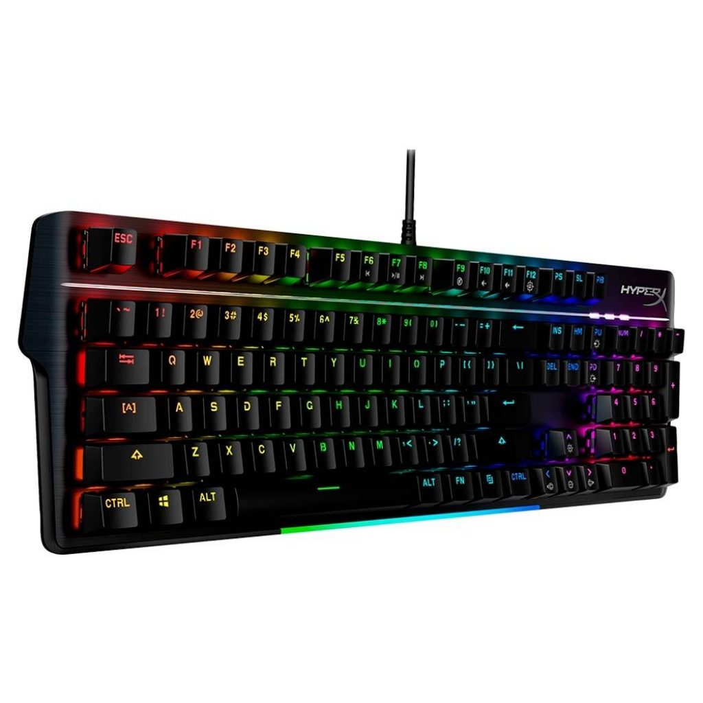 Teclado Mecânico Gamer HyperX Alloy MKW100, RGB, Switch Red, Full Size ...