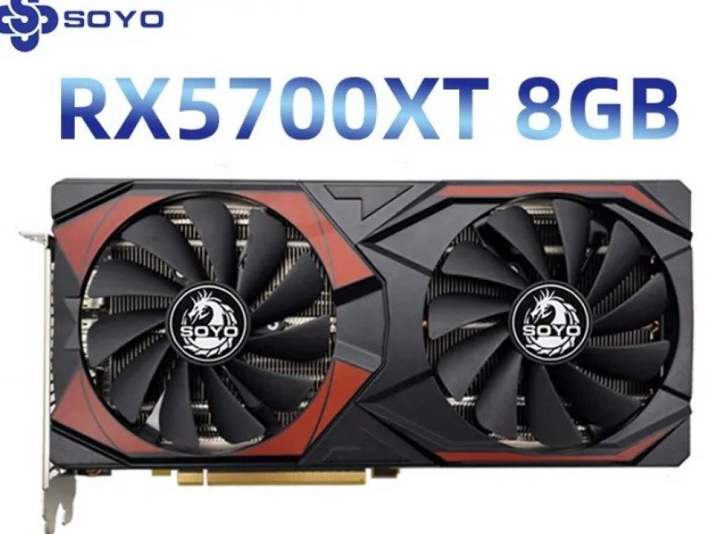 Placa de Vídeo RX 5500xt 8GB Soyo - Boletando
