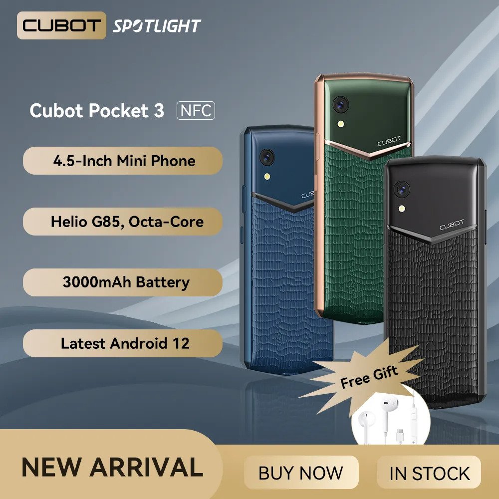 Mini Smartphone Cubot Pocket 3 - Boletando
