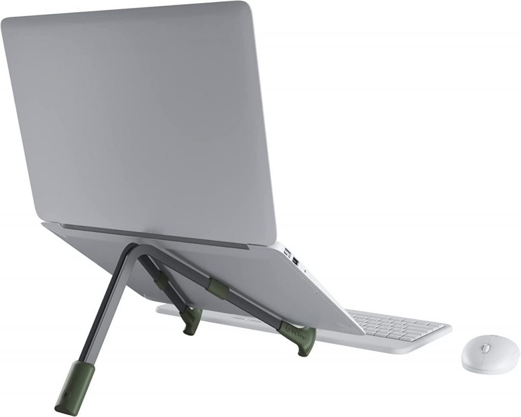 LiteStand Note - Suporte para Notebook - Octoo, Titanium/Verde - Boletando