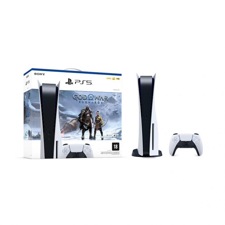 Console Playstation 5 Físico 825GB + Jogo God Of War: Ragnarok - Boletando