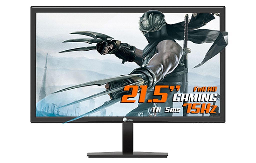 Monitor Gamer Ninja, 21.5 Pol, 75Hz, Full HD, LED, HDMI / VGA, MGN-002 ...