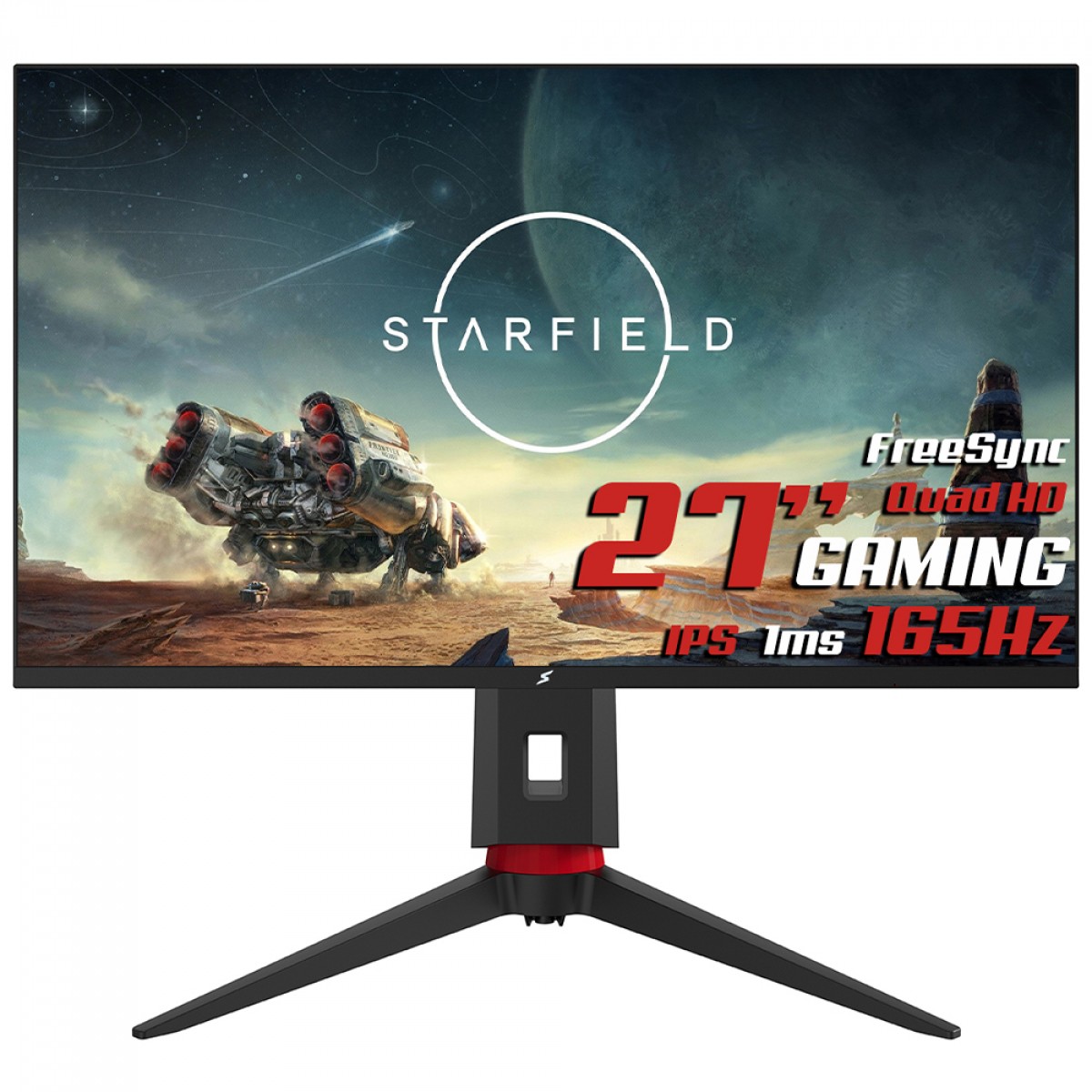 Monitor Gamer SuperFrame Prisma V2, 27 Pol, IPS, QHD, 1ms, 165Hz ...