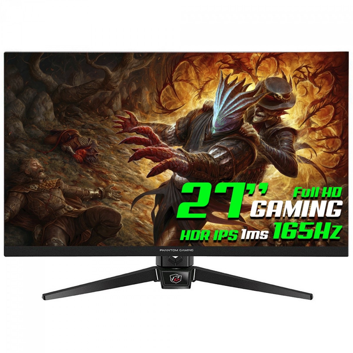 Monitor ASRock Phantom Gaming PG27FF1A, 27 Pol, Full HD, 1ms, 165Hz ...