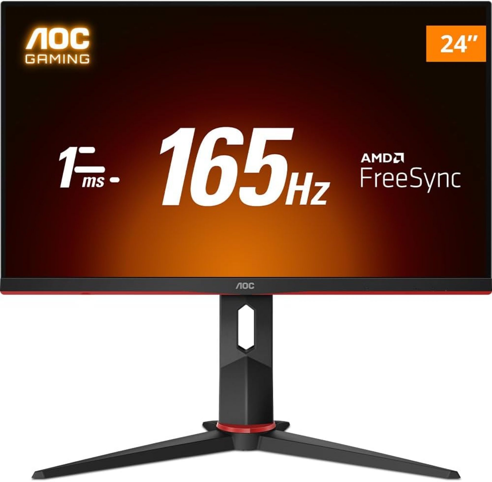 Monitor Gamer AOC 23,8", 165Hz Full HD, 1ms, DisplayPort, HDMI e VGA ...