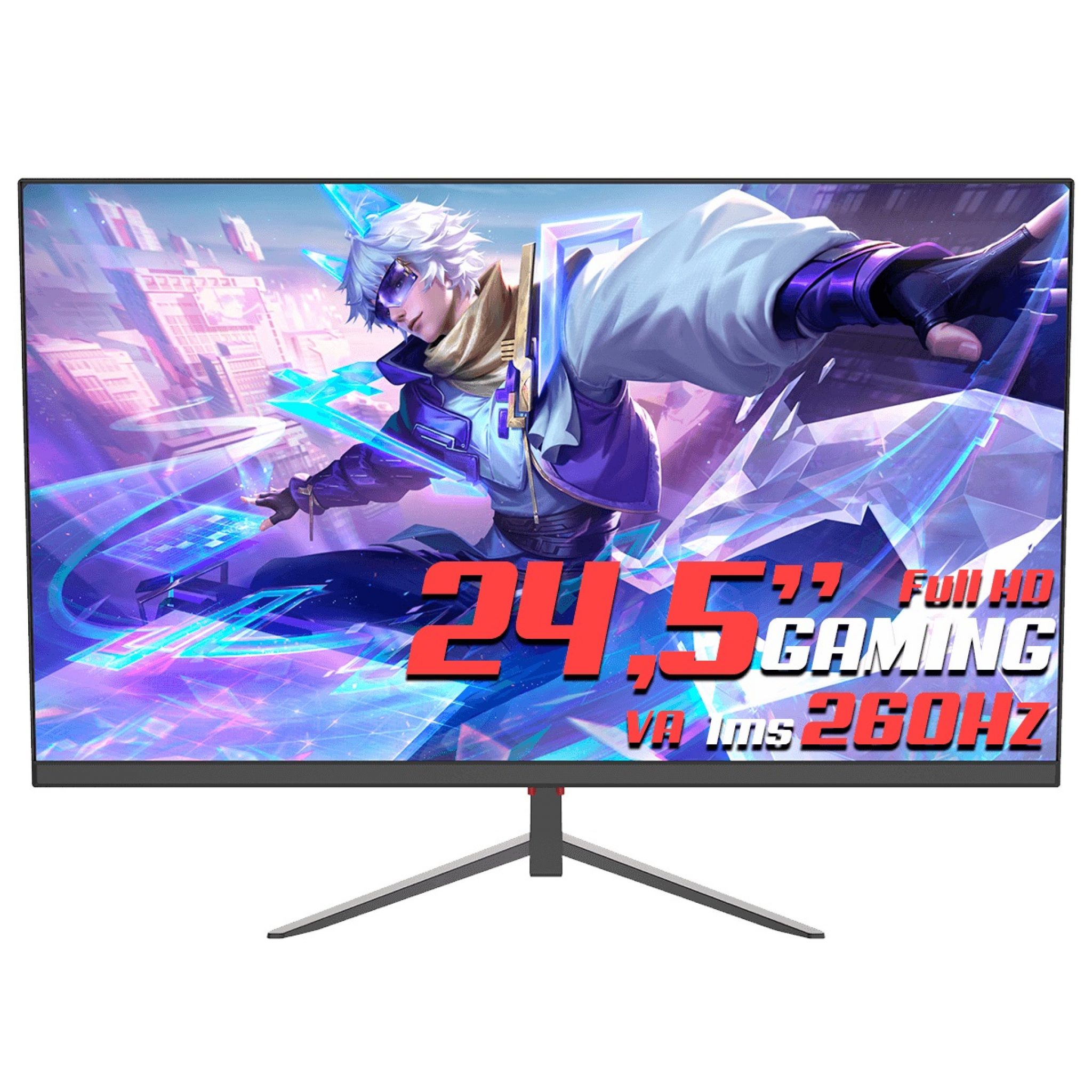 Monitor Gamer SuperFrame Precision, 24,5 Pol, Full HD, VA, 1ms, 260Hz ...