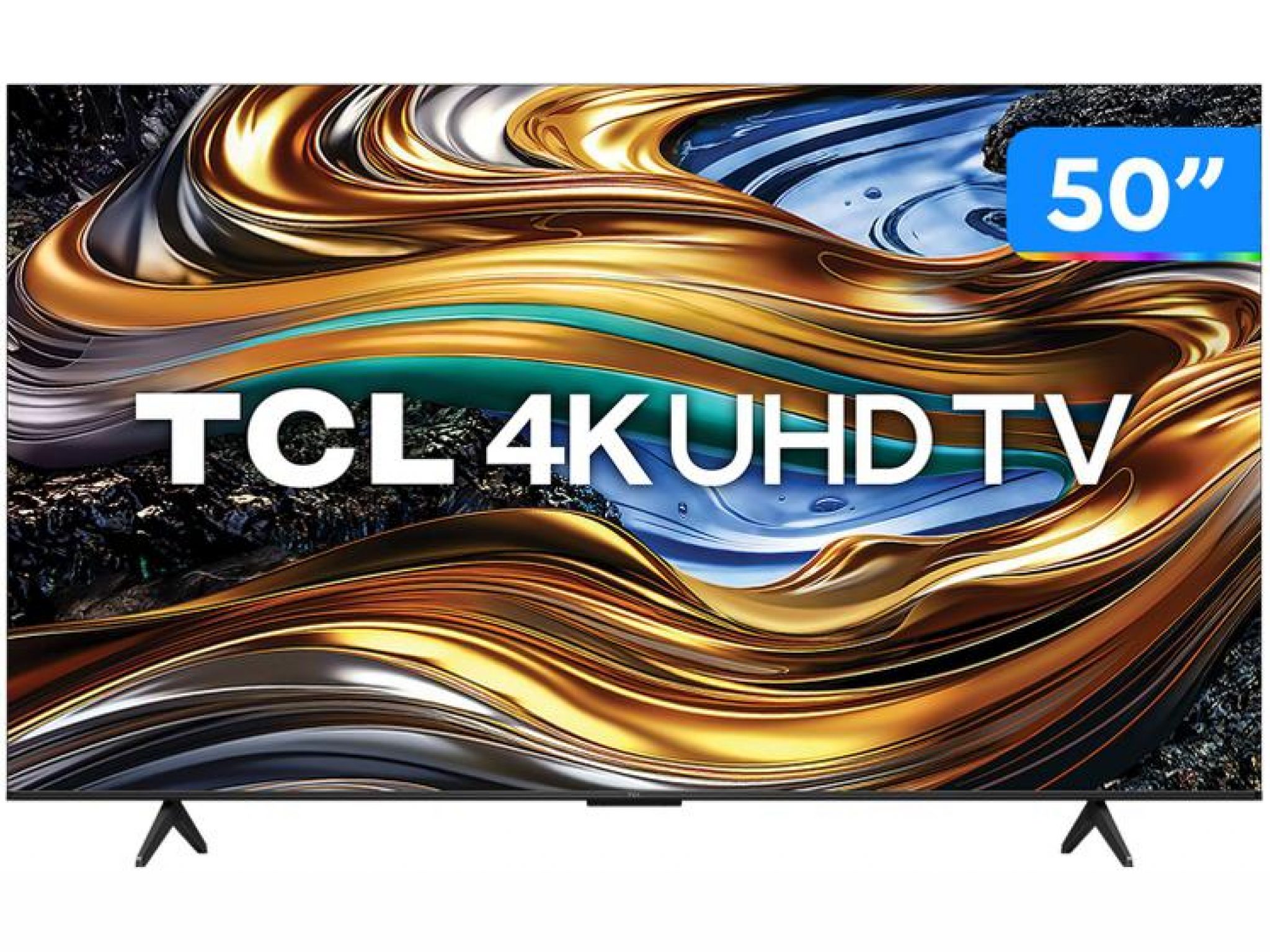 Smart TV 50" 4K UHD LED TCL 50P755 Wi-Fi Bluetooth 3 HDMI 1 USB - Boletando