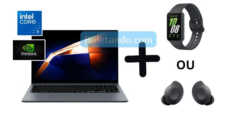 Notebook Samsung Galaxy Book4, Windows 11 Home, Intel® Core 5, 16GB RAM ...