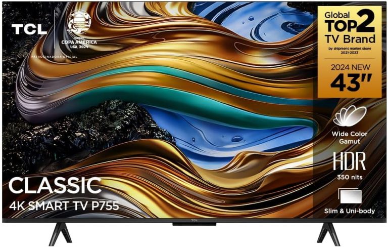 Smart TV LED 43" Google TV Ultra HD 4K TCL 43P755 Comando de Voz HDR10 ...