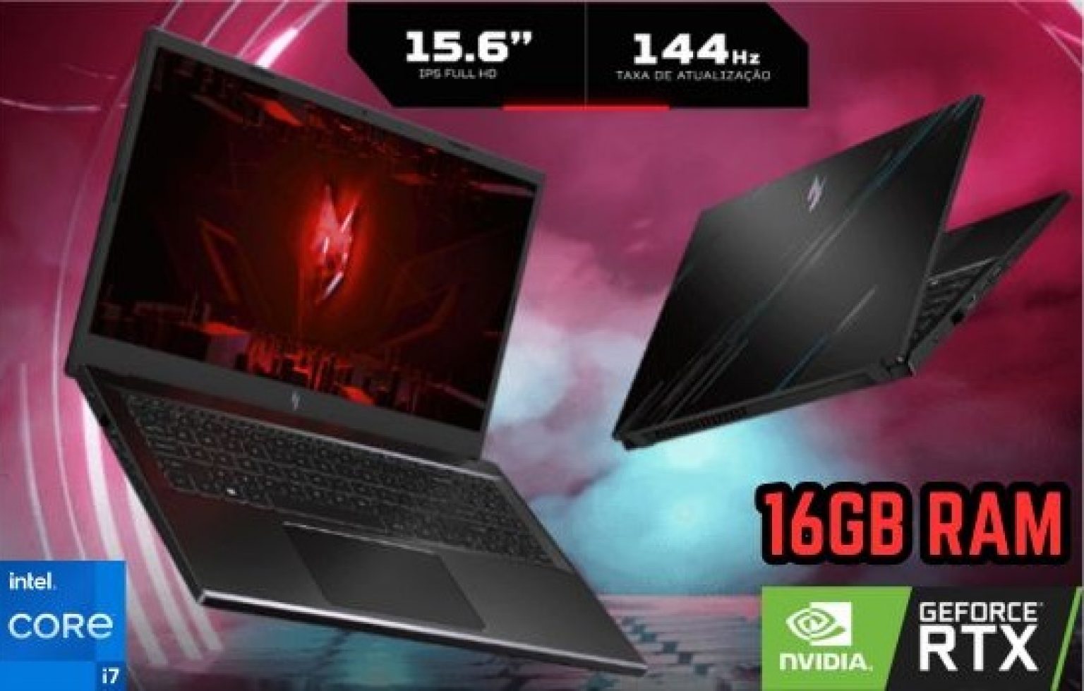 Notebook Gamer Acer Nitro V15 i7 13ª i7-13620H 16GB RAM 512GB SSD RTX ...