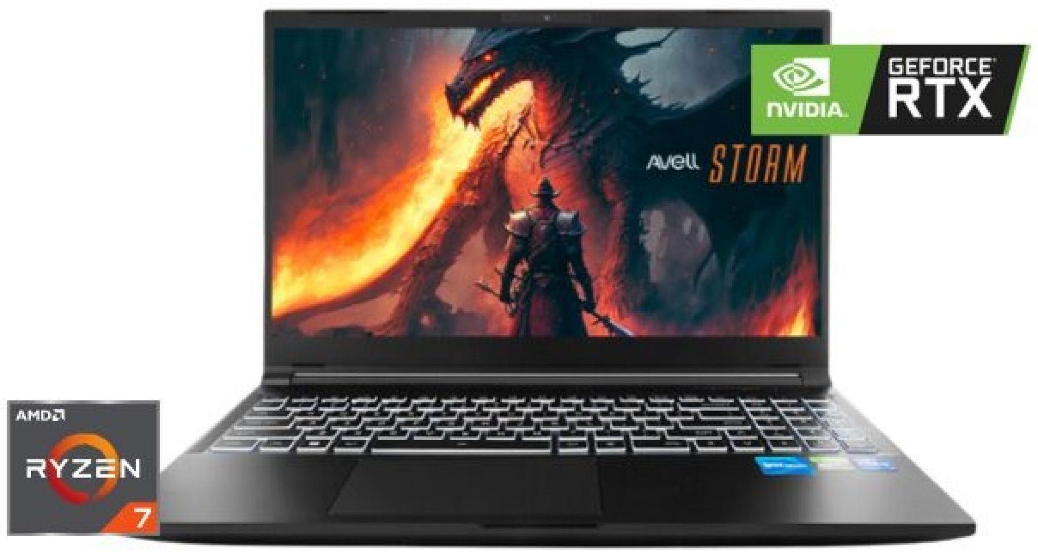 Notebook Avell Storm 450r, AMD Ryzen 7 7735HS, RTX 4050 6GB, 16GB RAM ...