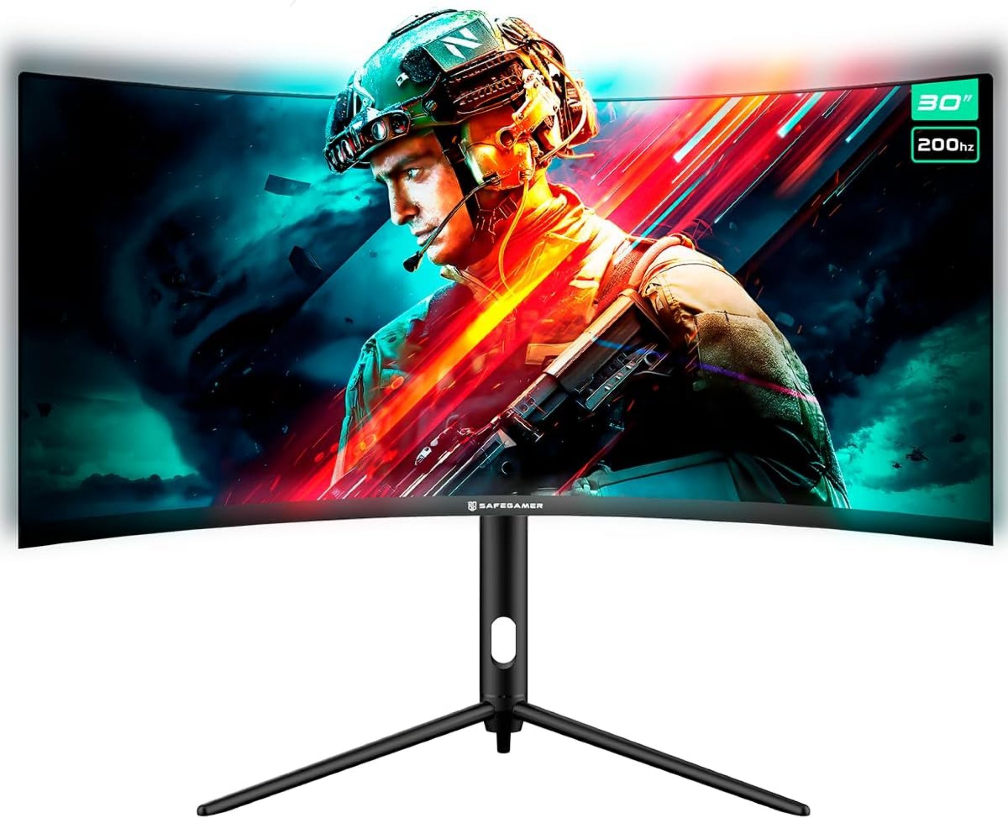 Monitor Gamer Ultrawide Curvo Safe Gamer 30'' WFHD 200Hz 1MS DCR ...