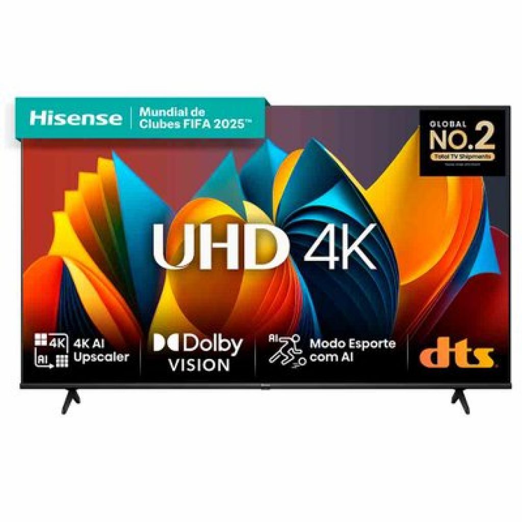 Hisense Smart TV UHD 4K DLED 58" Polegadas 58A6K com HDR10+ Dolby ...