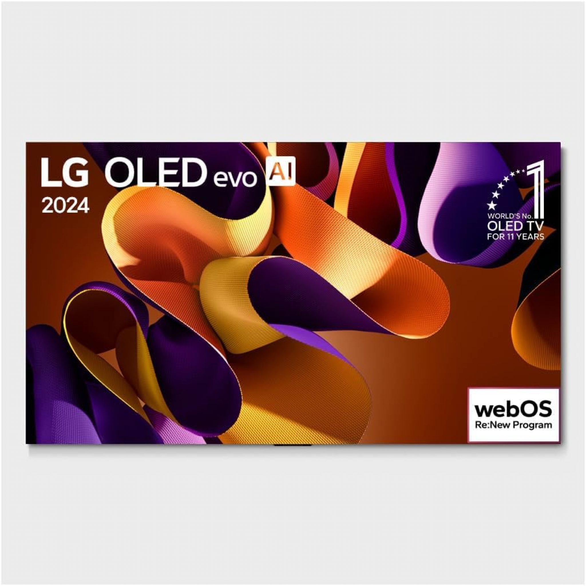 Smart TV 4K 55" LG OLED evo G4 Processador α11 IA Painel 144Hz ...