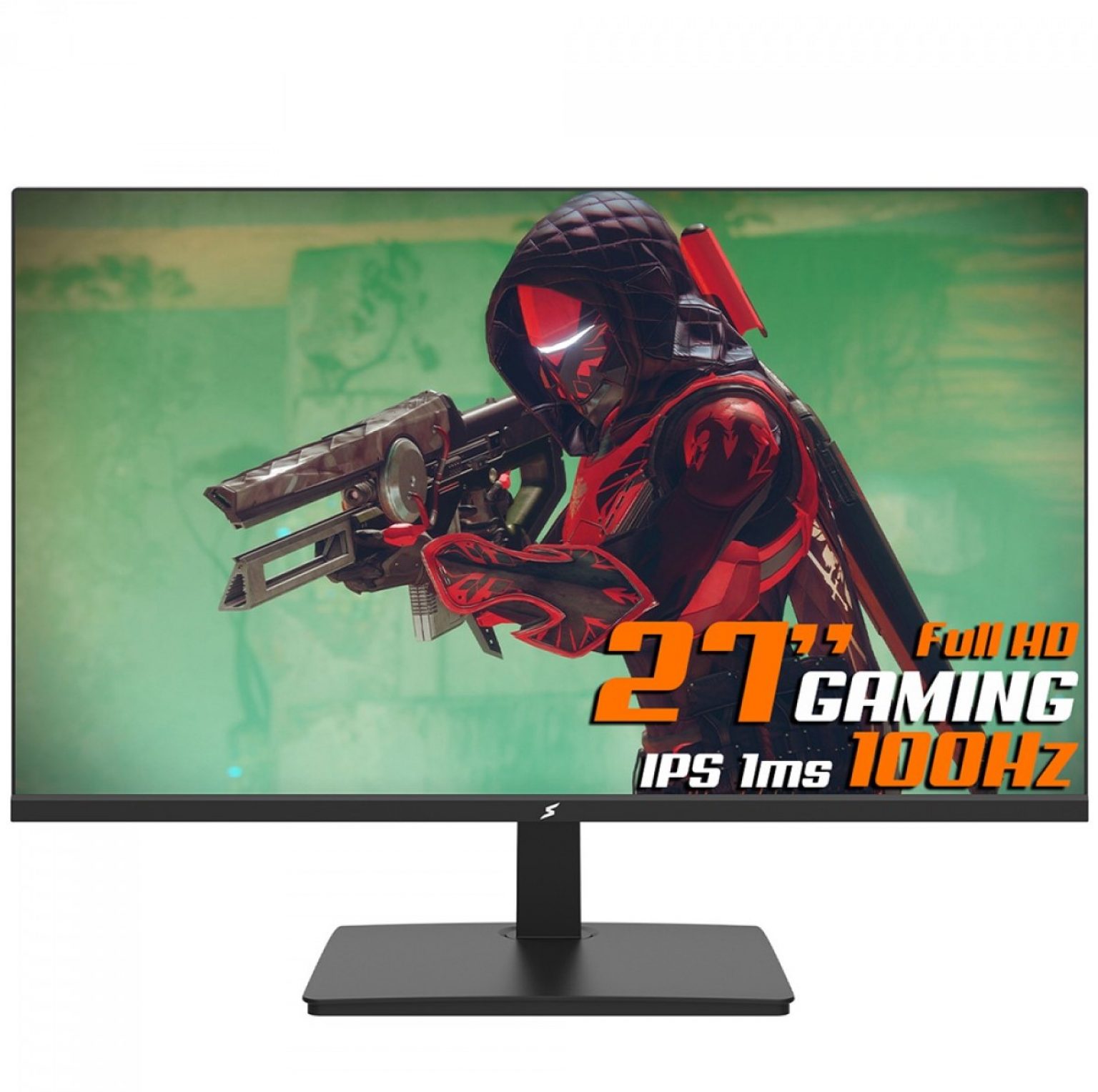 Monitor Gamer SuperFrame View , 27", Full HD, IPS E-LED, 1ms, 100Hz ...