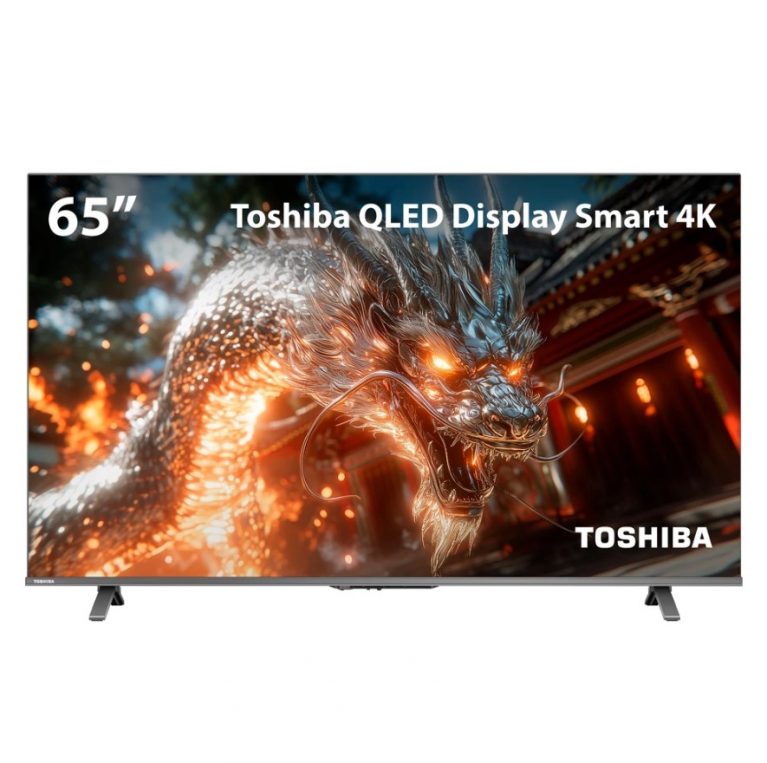 Smart TV Toshiba QLED 65" 4K 65C450NS Google TV 4 HDMI 2 USB Wi-Fi ...