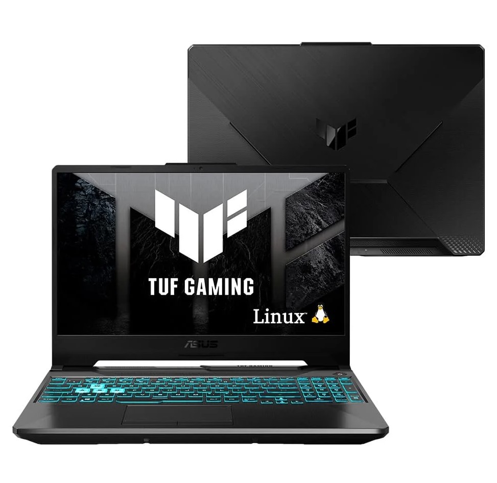 Notebook ASUS TUF Gaming A15, RTX 3050 4GB, AMD RYZEN 7, 8GB RAM, 512 GB SSD, Linux, Tela 15.6 ...