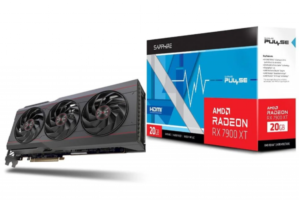 Placa de Vídeo RX 7900 XT Sapphire AMD, 20 GB GDDR6 - 11323-02-20G - Boletando