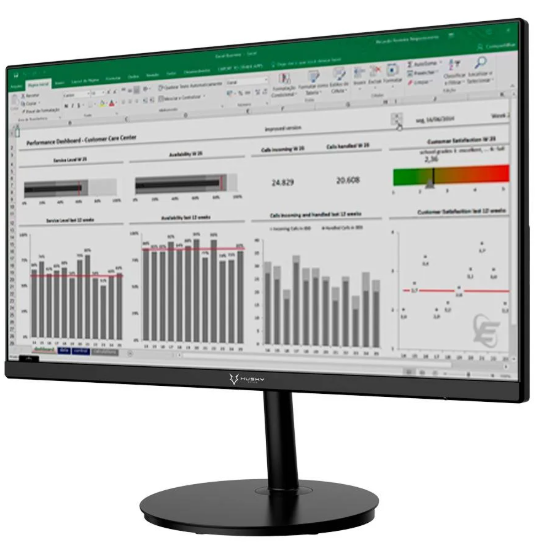 Monitor Husky Office 700, 22", 100Hz VA, HDMI, VESA, Preto - HOFC008 ...