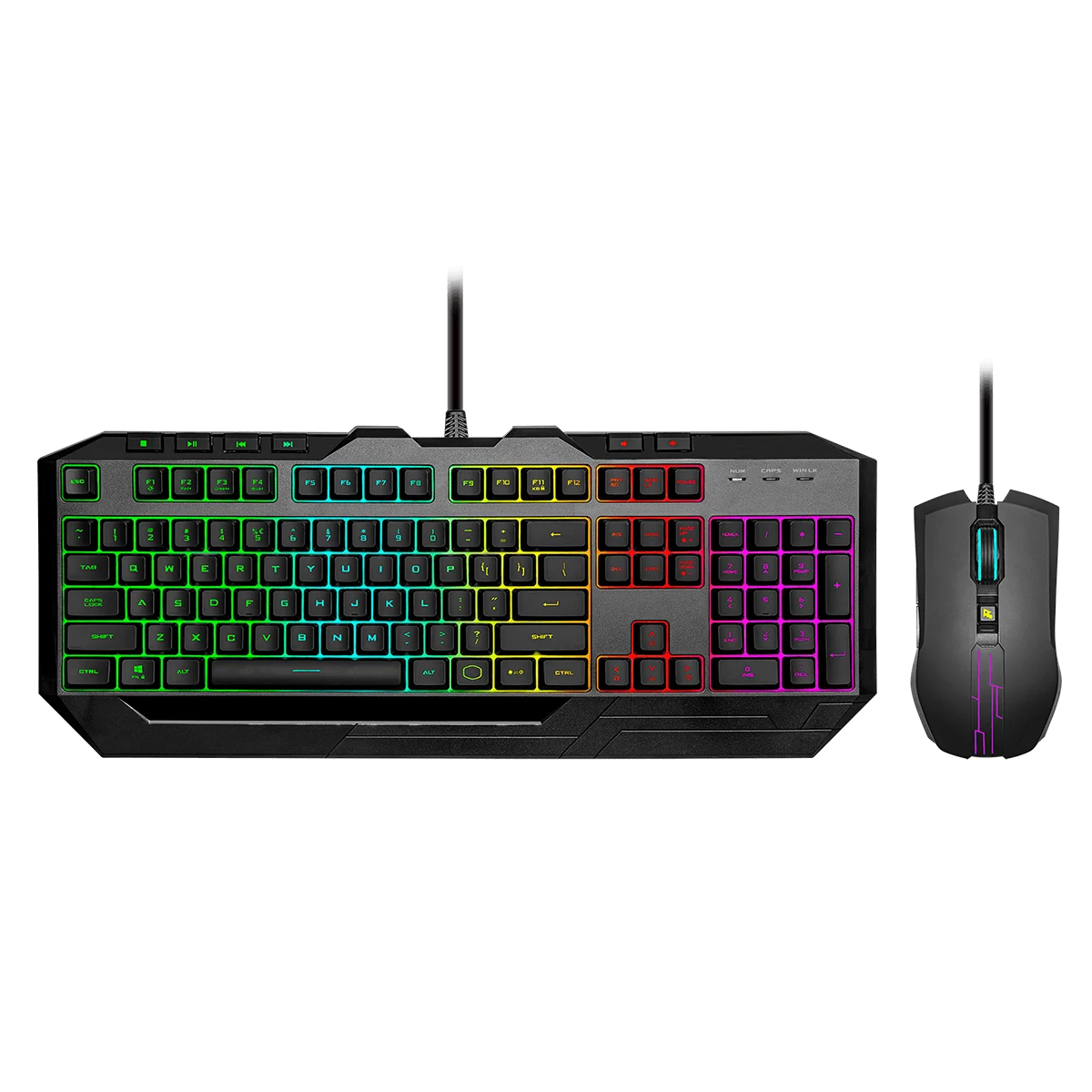Combo Cooler Master Gamer Devastator 3 Teclado Membrana RGB, Multimídia ...