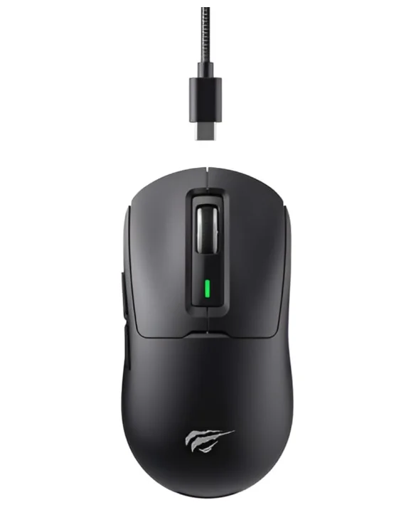 Mouse Gamer Havit Sem Fio Tri-Mode Black, Bluetooth 5.1, Sem Fio 2.4GHz ...